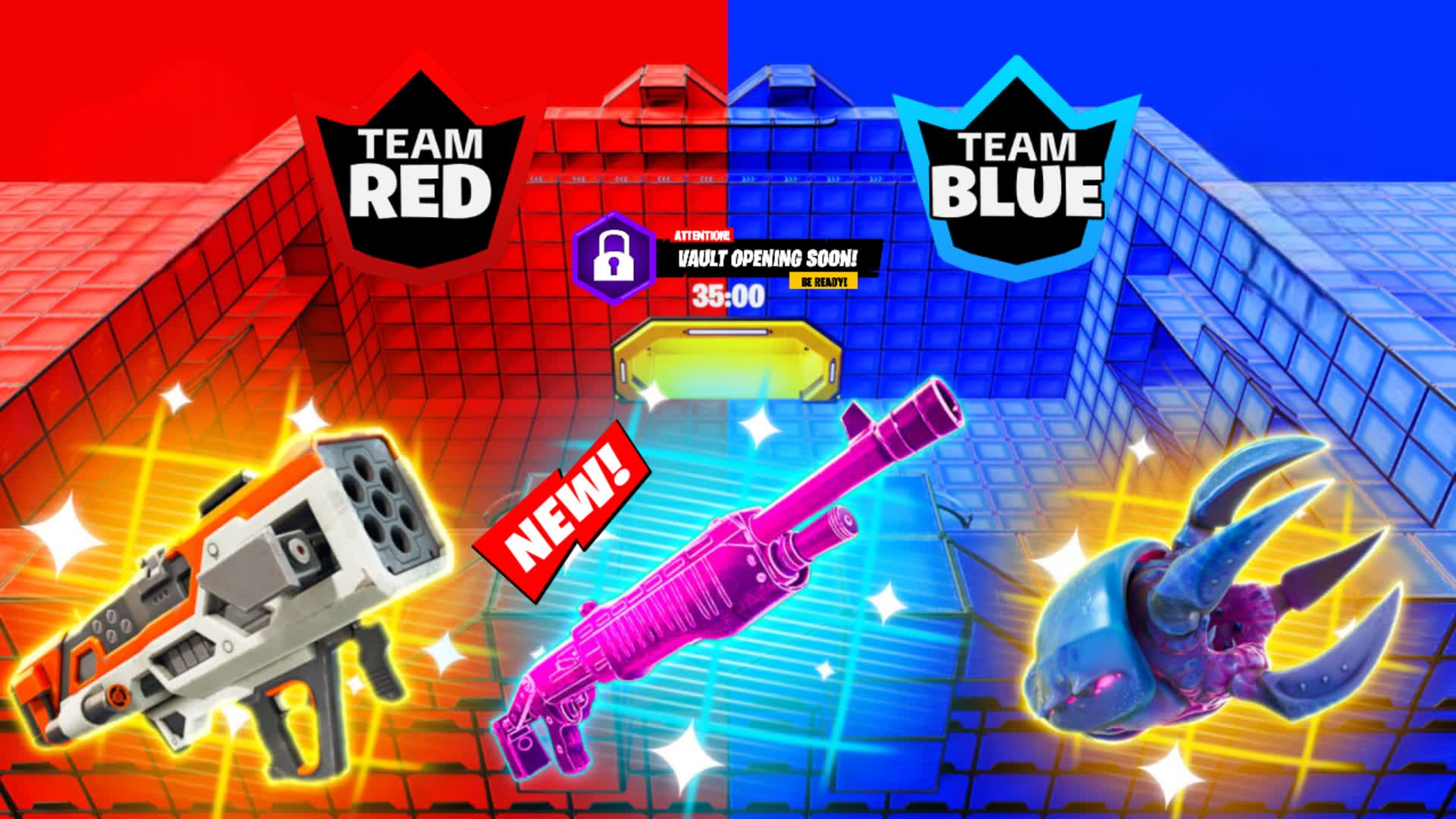 RICK VS DEADPOOL RED VS BLUE 8124-0577-3854 by smog26 - Fortnite ...