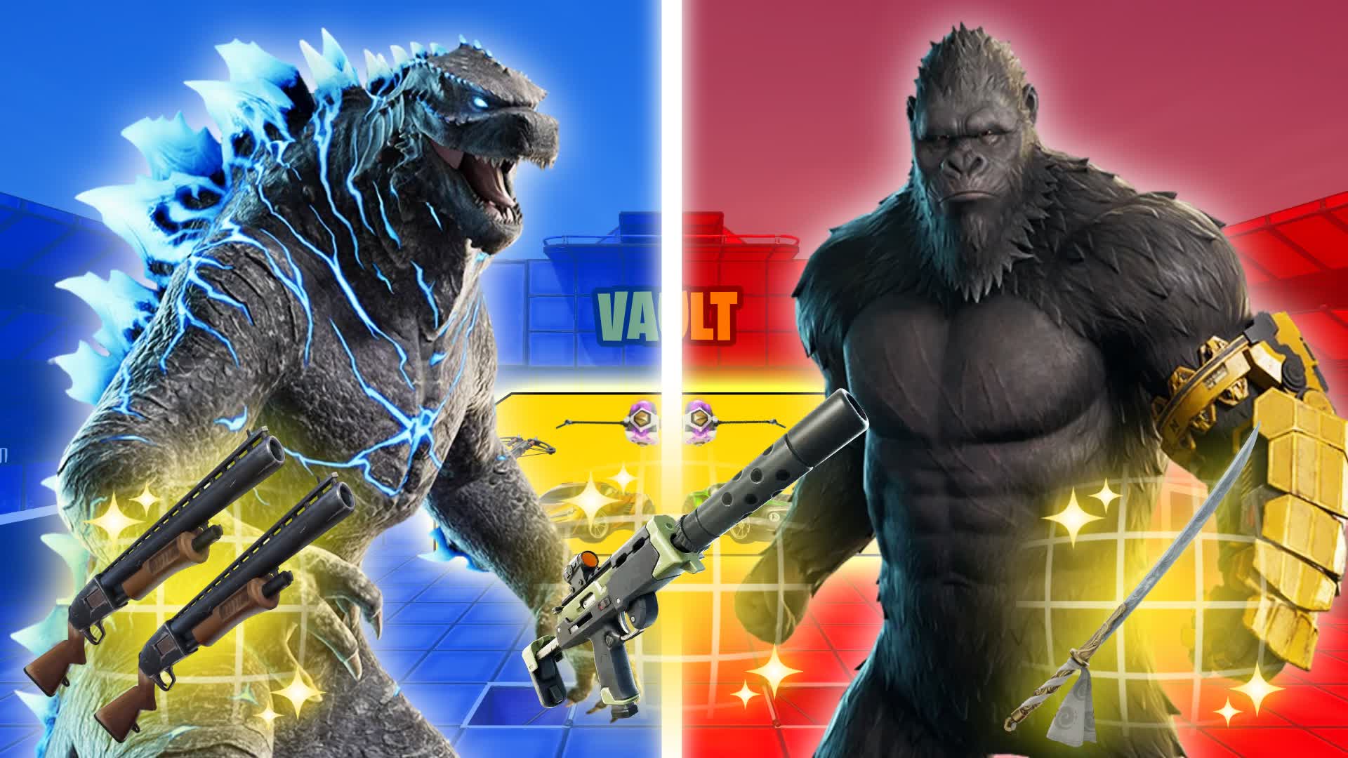 TITAN RED VS BLUE 🔴🔵 3749-0285-5206 by guvidejeez - Fortnite Creative ...