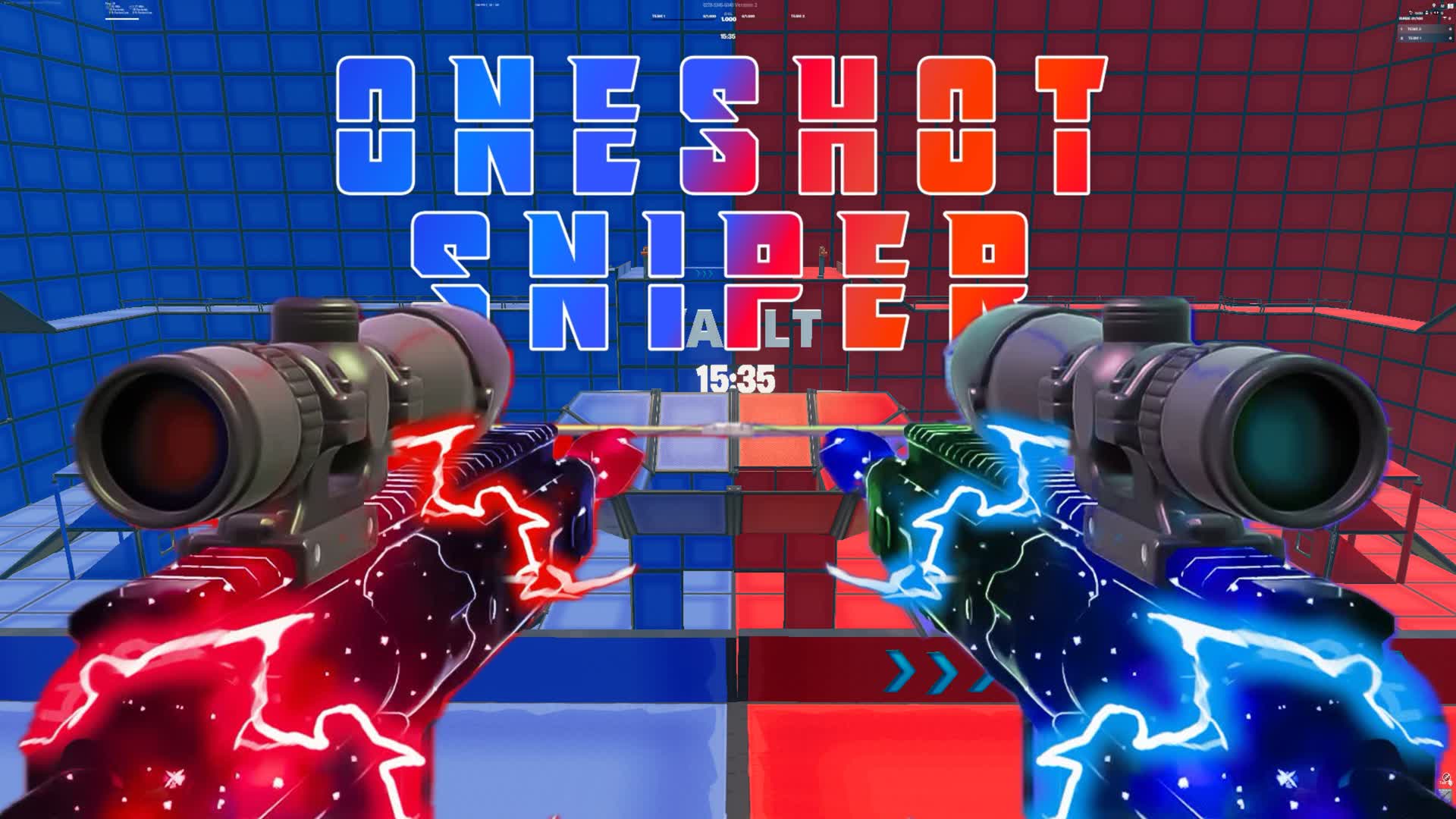 🎯 Sniper One Shot Red vs Blue 🔴🔵 3428-1633-6879 من ابتكار lordnatzu7 ...