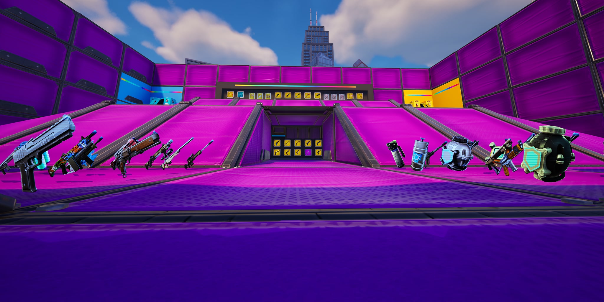 Neon Showdown Arena 0786-5505-4924 by boomlau - Fortnite Creative Map ...