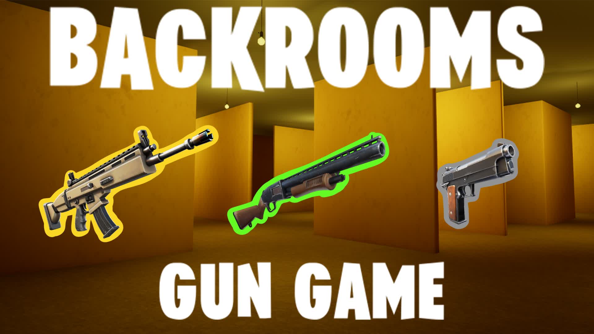 BACKROOMS GUN GAME! 9038-5346-1083 by calebs - Fortnite Creative Map Code - Fortnite.GG