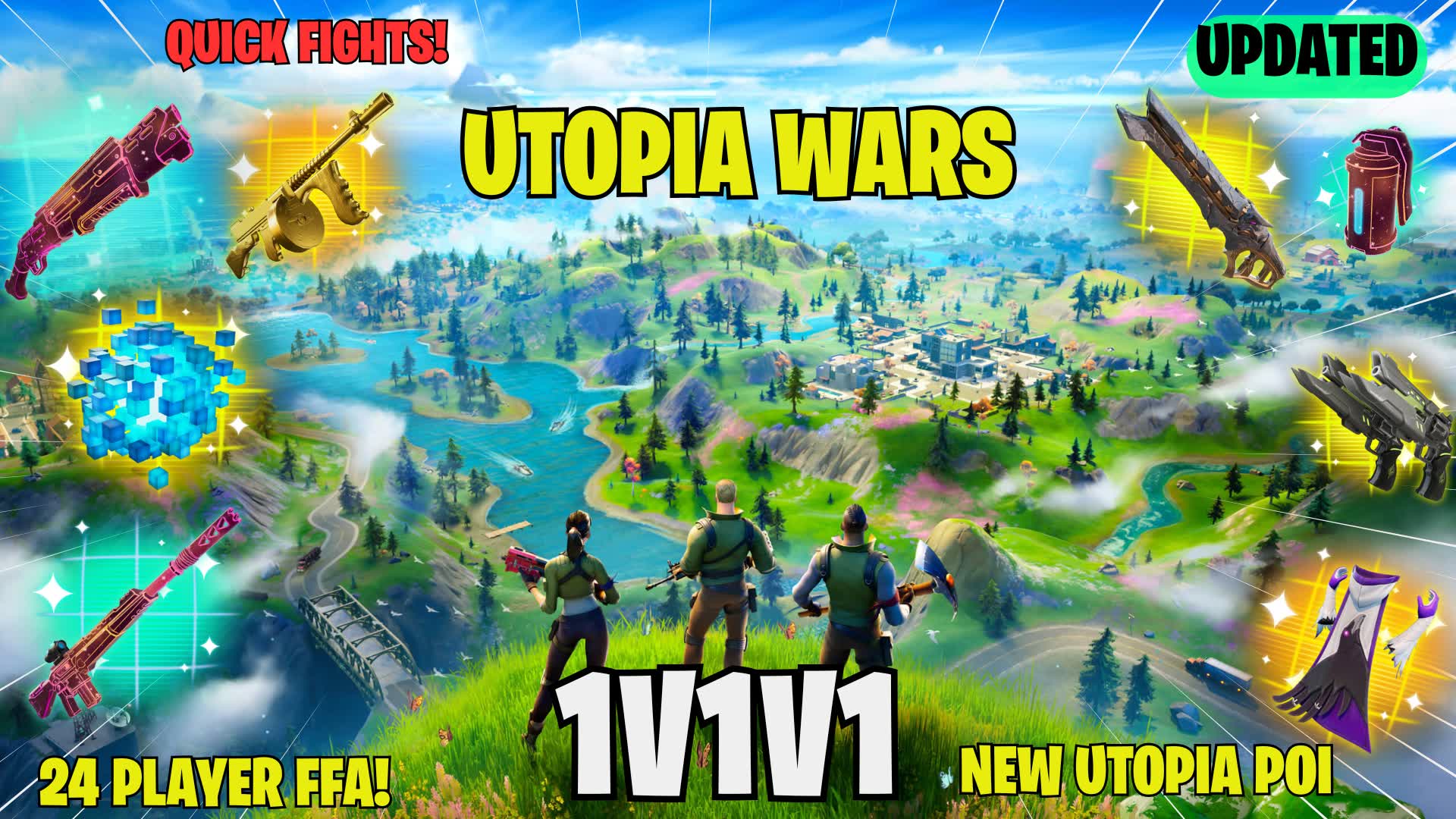 Utopia ZoneWars 1v1v1 3692-7556-7016 by nascentgames - Fortnite ...