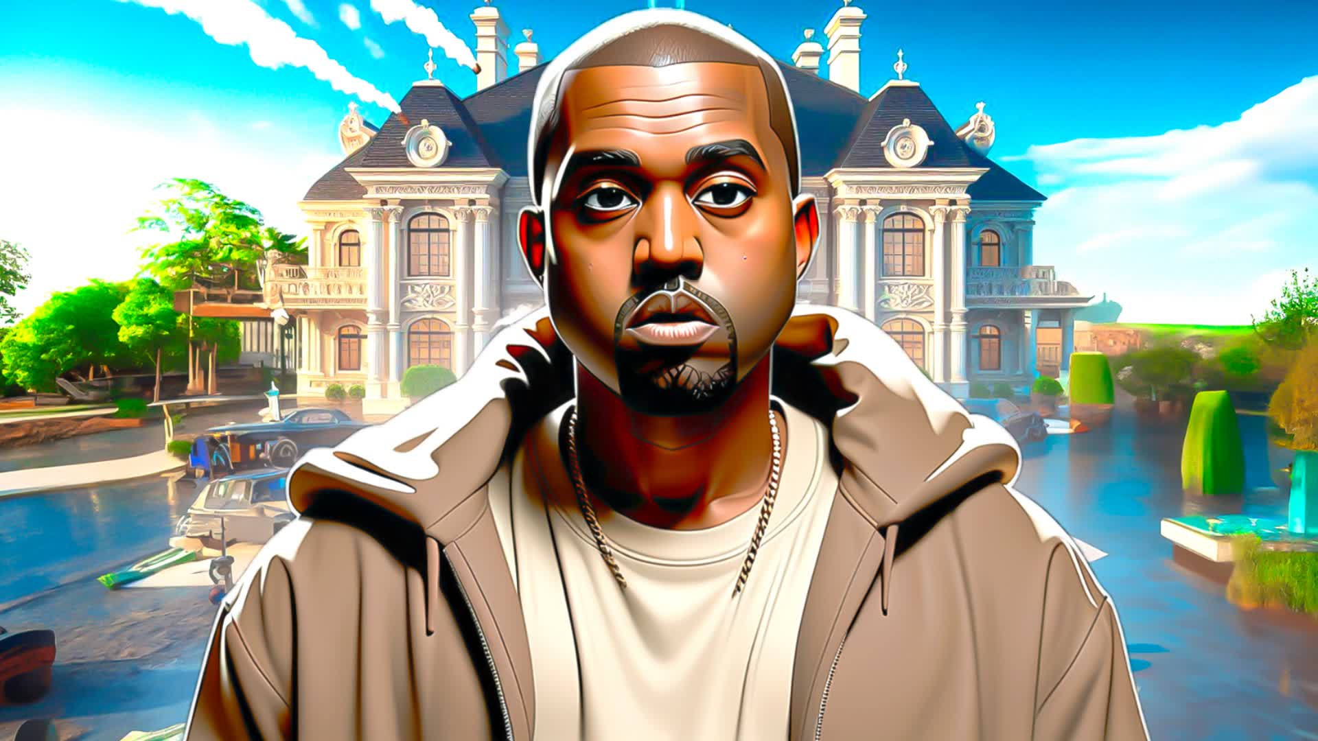 Kanye West Zone Wars 5120-0693-8775 من ابتكار tinyaus - Fortnite