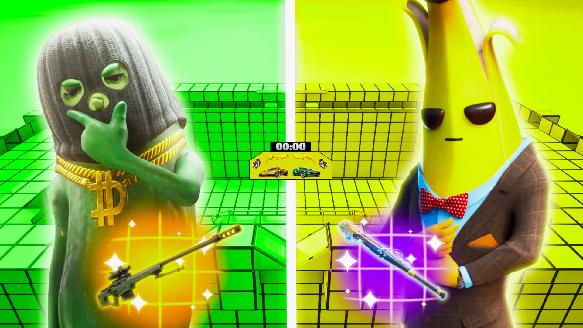 MEGA GREEN VS YELLOW ⭐ BIG DILL VS PEELY 2588-1234-3097 by jo2 ...