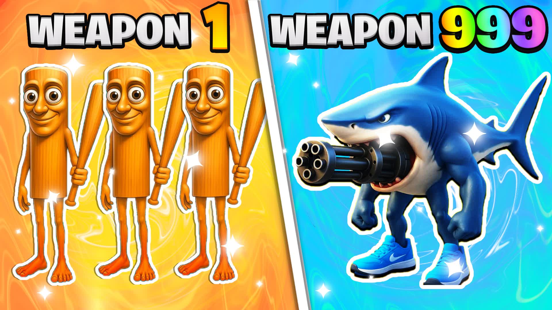 ⭐SUPER BRAINROT GUN GAME🎯ONESHOT 1676-1166-0736 من ابتكار mogg3r - Fortnite