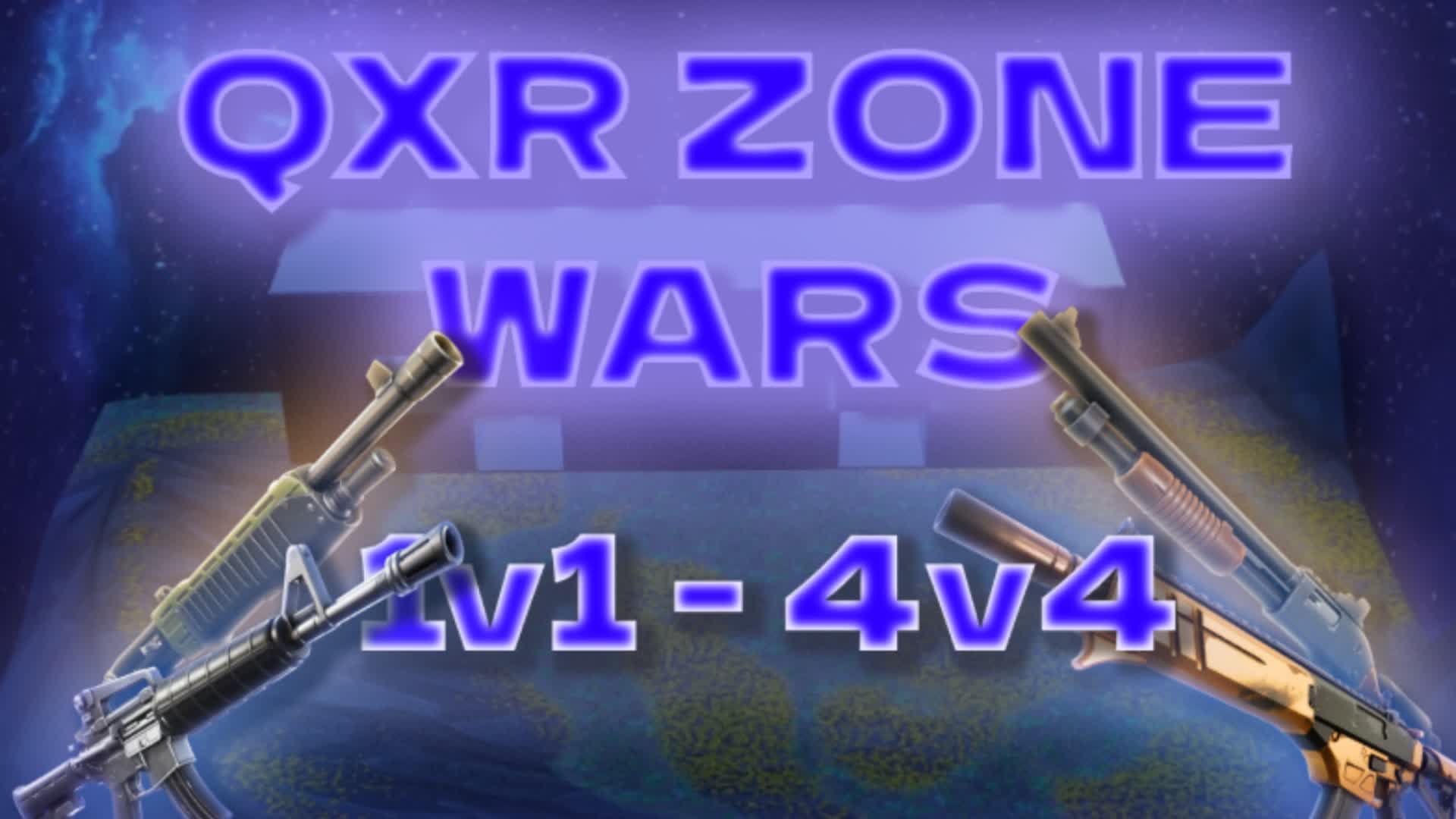QXR ZONEWARS (1V1 - 4V4) 1440-5239-7669 by aeromaps - Fortnite Creative ...