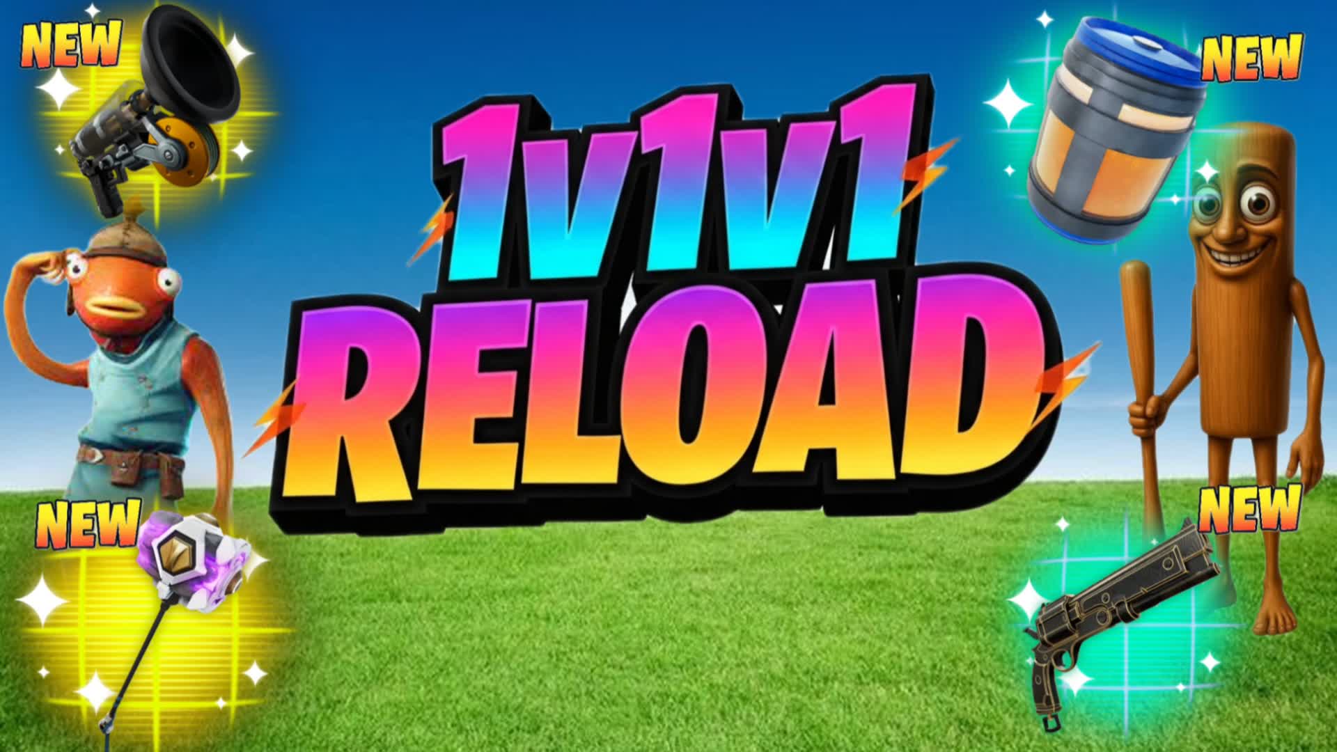 1V1V1 RELOAD BRAINROT 5849-1616-3271 by pue - Fortnite Creative Map Code - Fortnite.GG