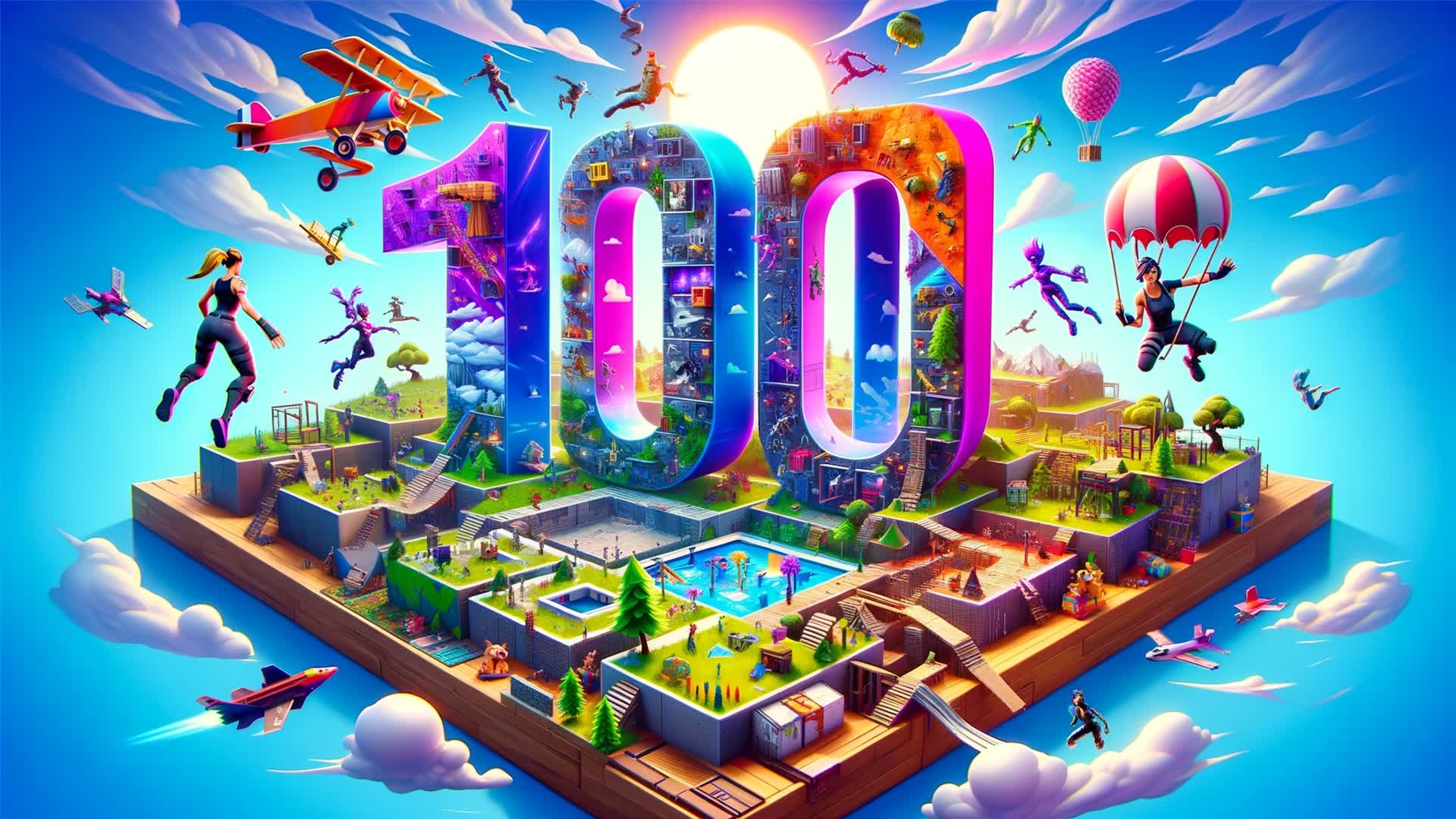 🚀 Epic 100-Level Parkour Challenge 🌟 0685-7290-7529 by floppa12 - Fortnite Creative Map Code ...
