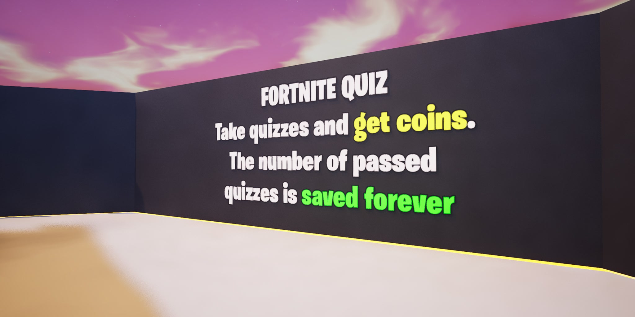 CRAZY FORTNITE QUIZ 7752-2211-5125 by hailrake - Fortnite Creative Map ...