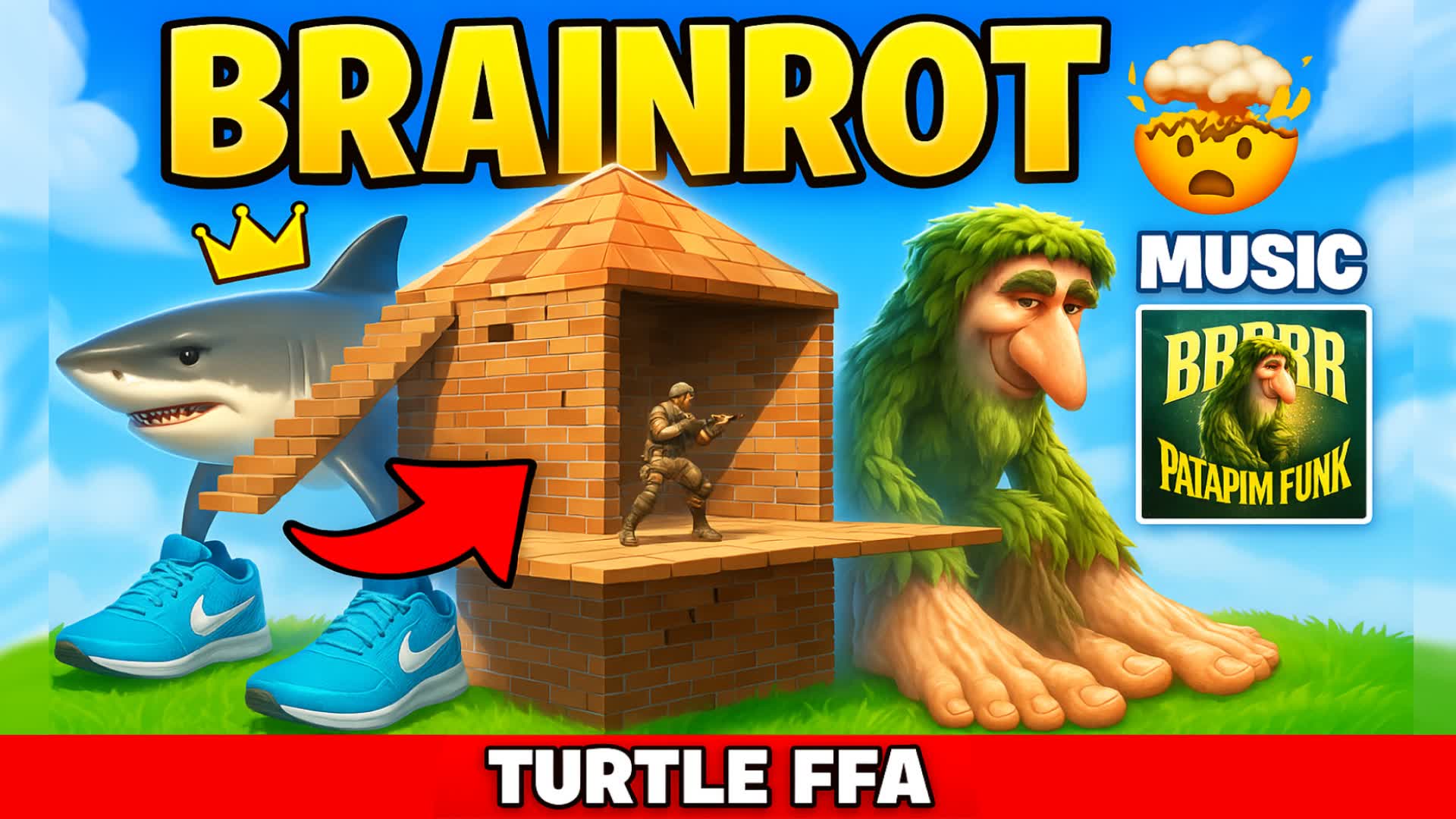 💀BRAINROT TURTLE FFA💀 0565-6346-4894 by foel - Fortnite Creative Map ...