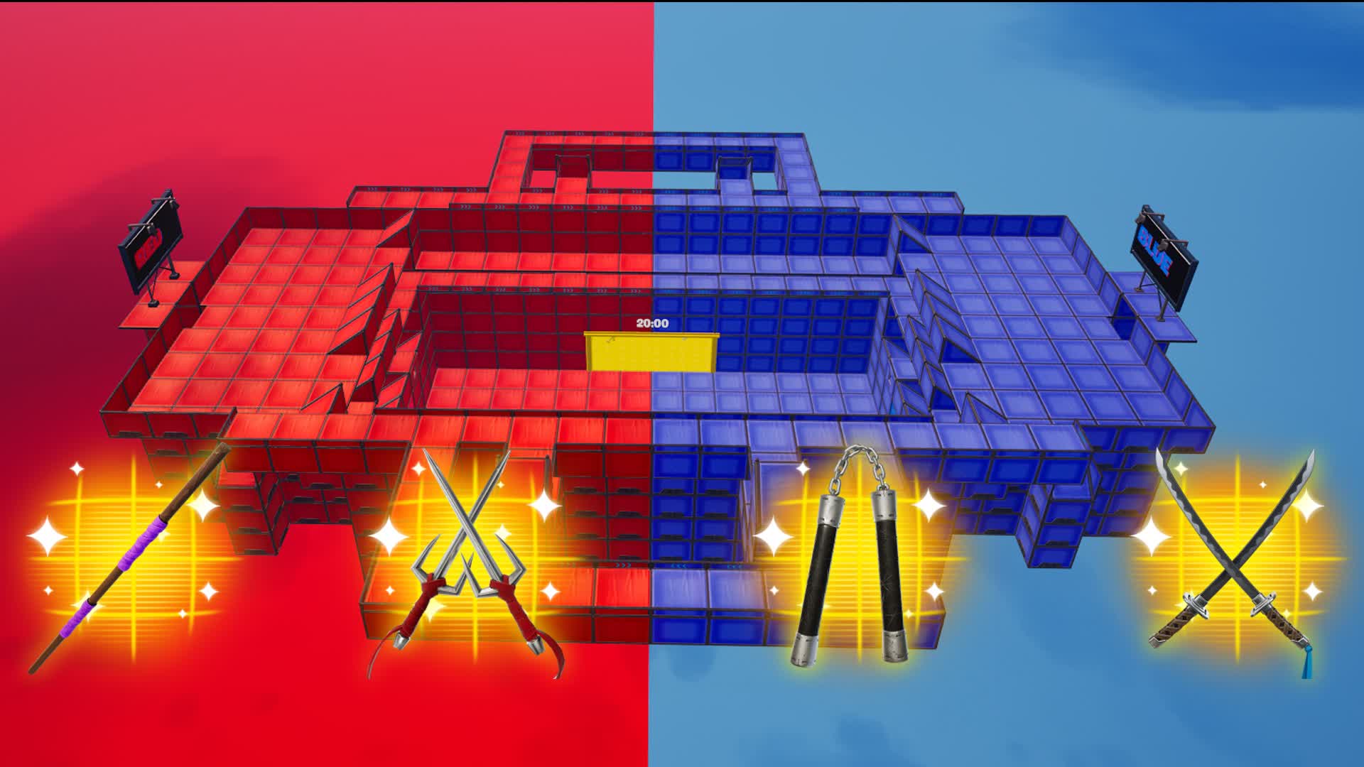 TMNT RED VS BLUE 🔴🔵 8694-5521-8032 by ccnils - Fortnite Creative Map ...