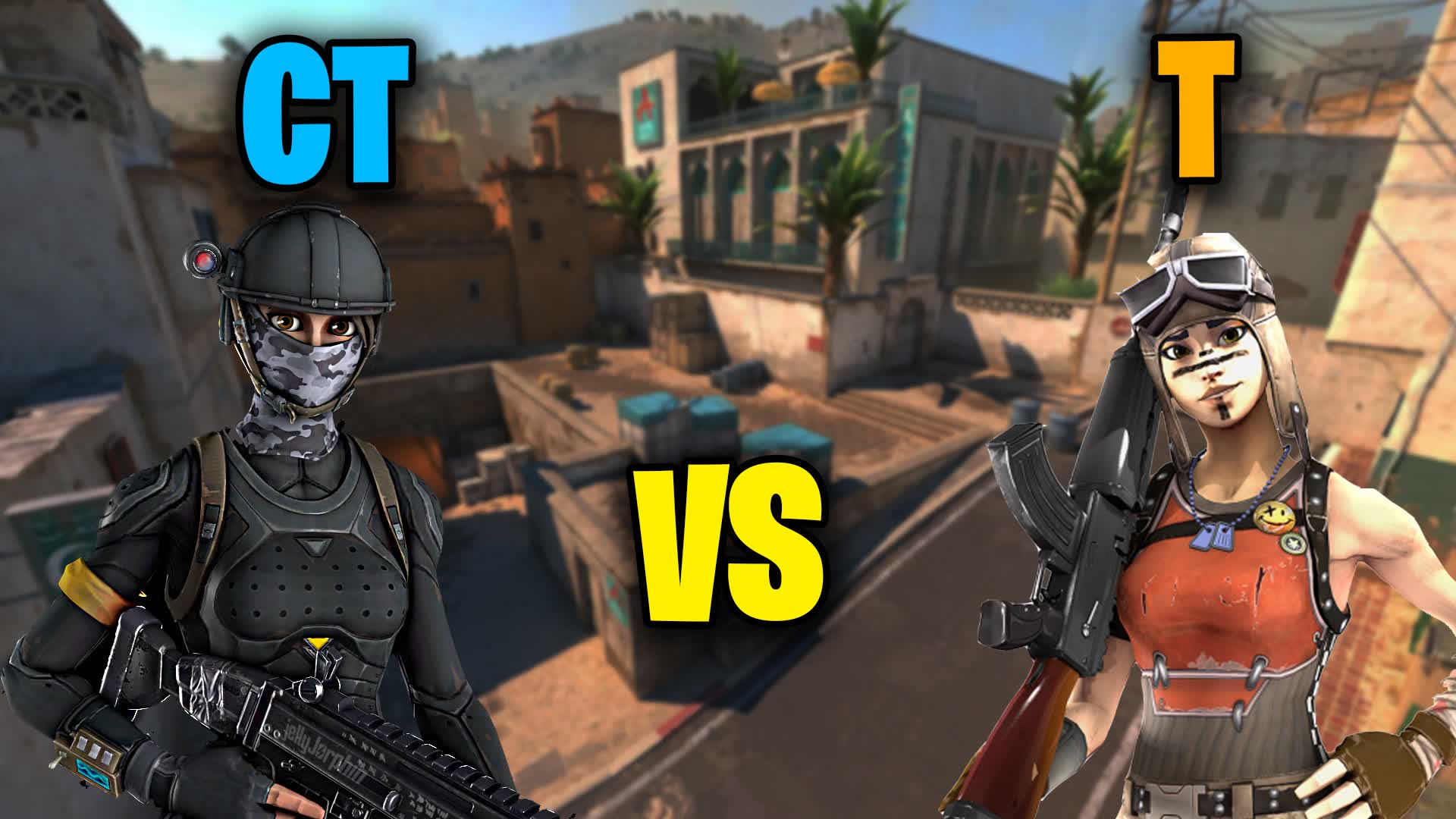 Dust 2 CT vs T | NoBuild 2216-5818-7959 من ابتكار teamvariant - Fortnite