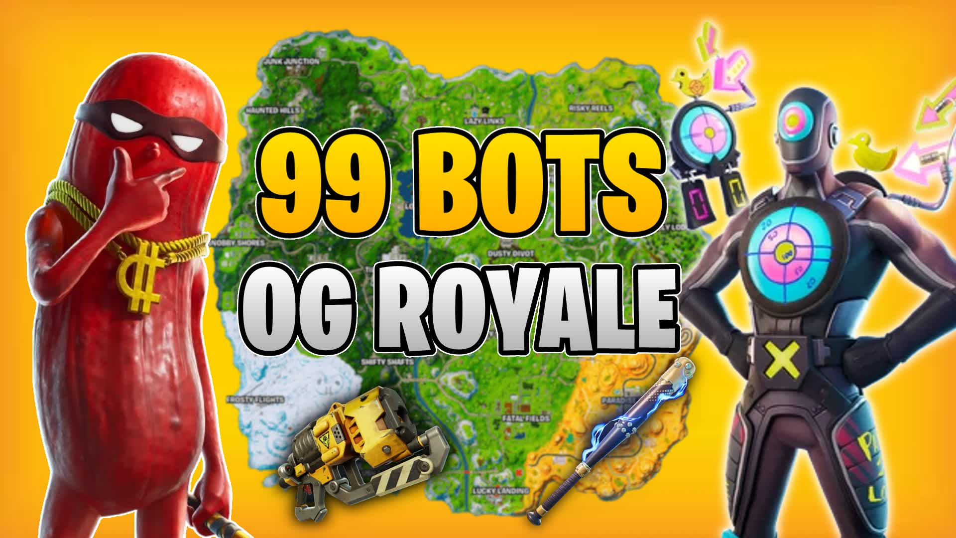 99 BOTS ROYALE🏆BASE WARS ALL CARS & GUN 5482-9879-9406 by vorteca - Fortnite Creative Map Code ...