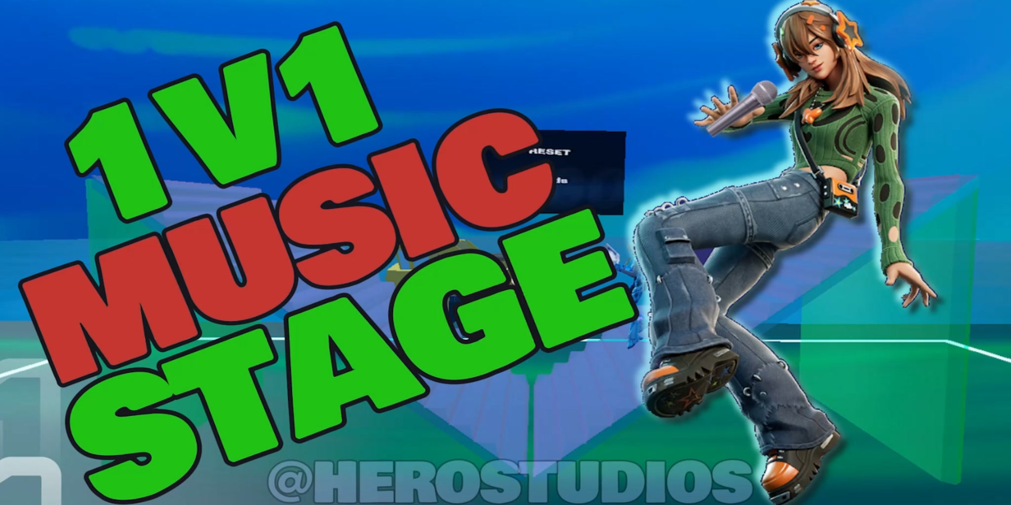 MAIN STAGE 1V1S | MUSIC | NEW WEAPONS 9544-3520-6611 by malaman - Fortnite Creative Map Code ...