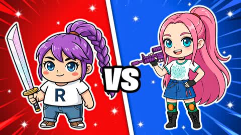 JUST A SIMPLE RED VS BLUE🔴🔵 6630-6366-9384 by kilr - Fortnite