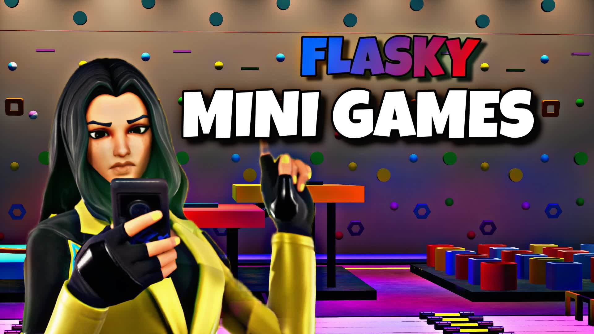 FLASKY MINI GAMES 🕹️ 6113-1563-3763 by flafrbl - Fortnite Creative Map ...