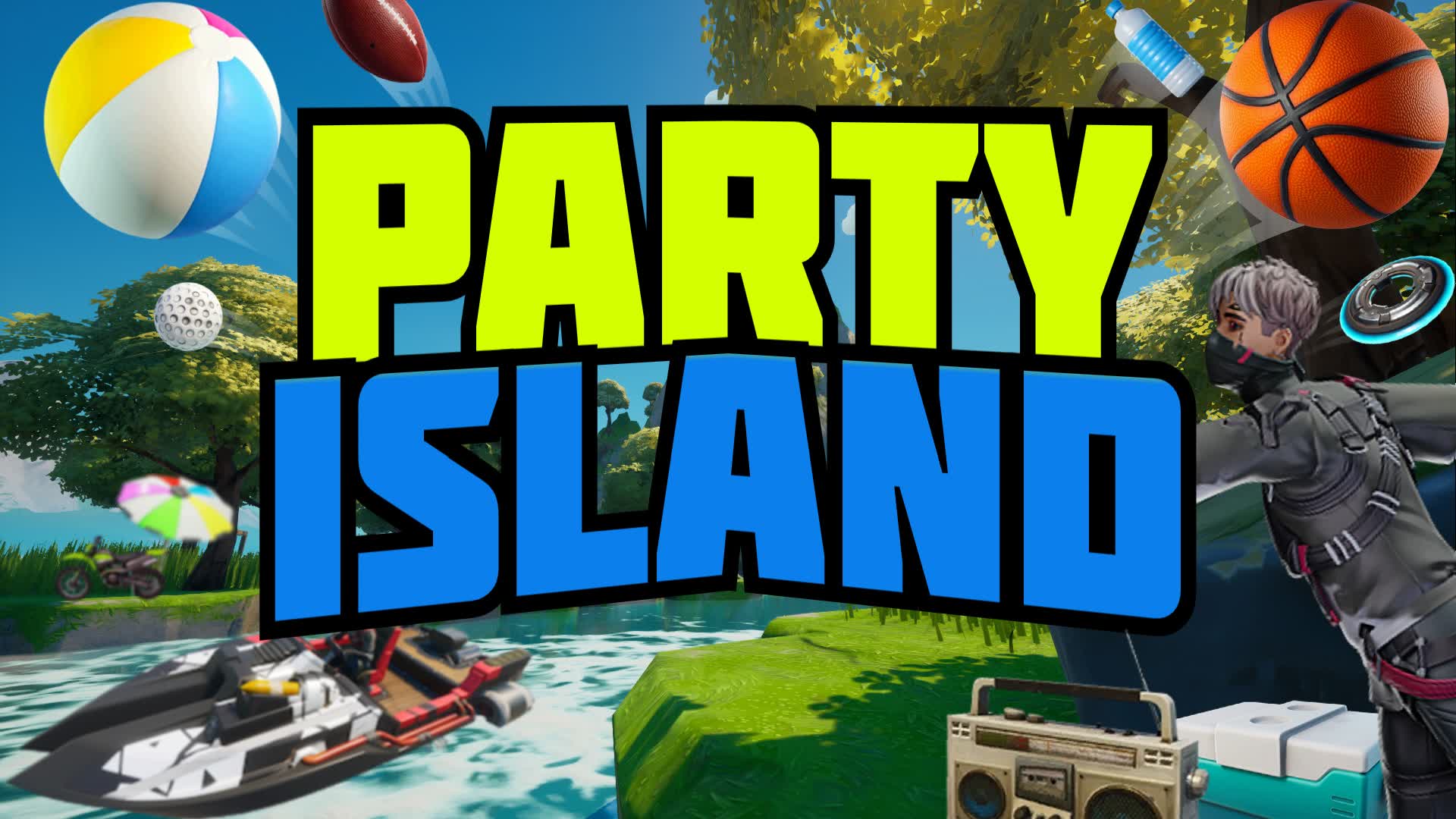 🌴PARTY ISLAND🌴 1540-3276-7716 by esteban_dls - Fortnite
