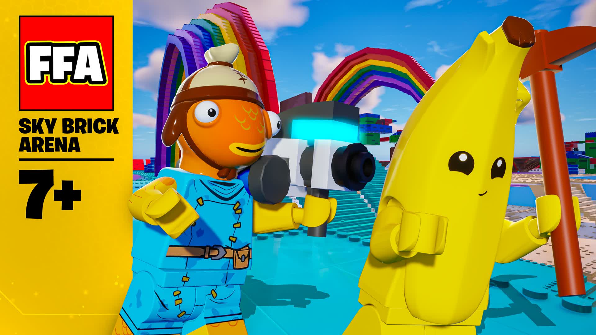 SKY BRICK ARENA🧱 6724-7290-3053 من ابتكار keebabb - Fortnite