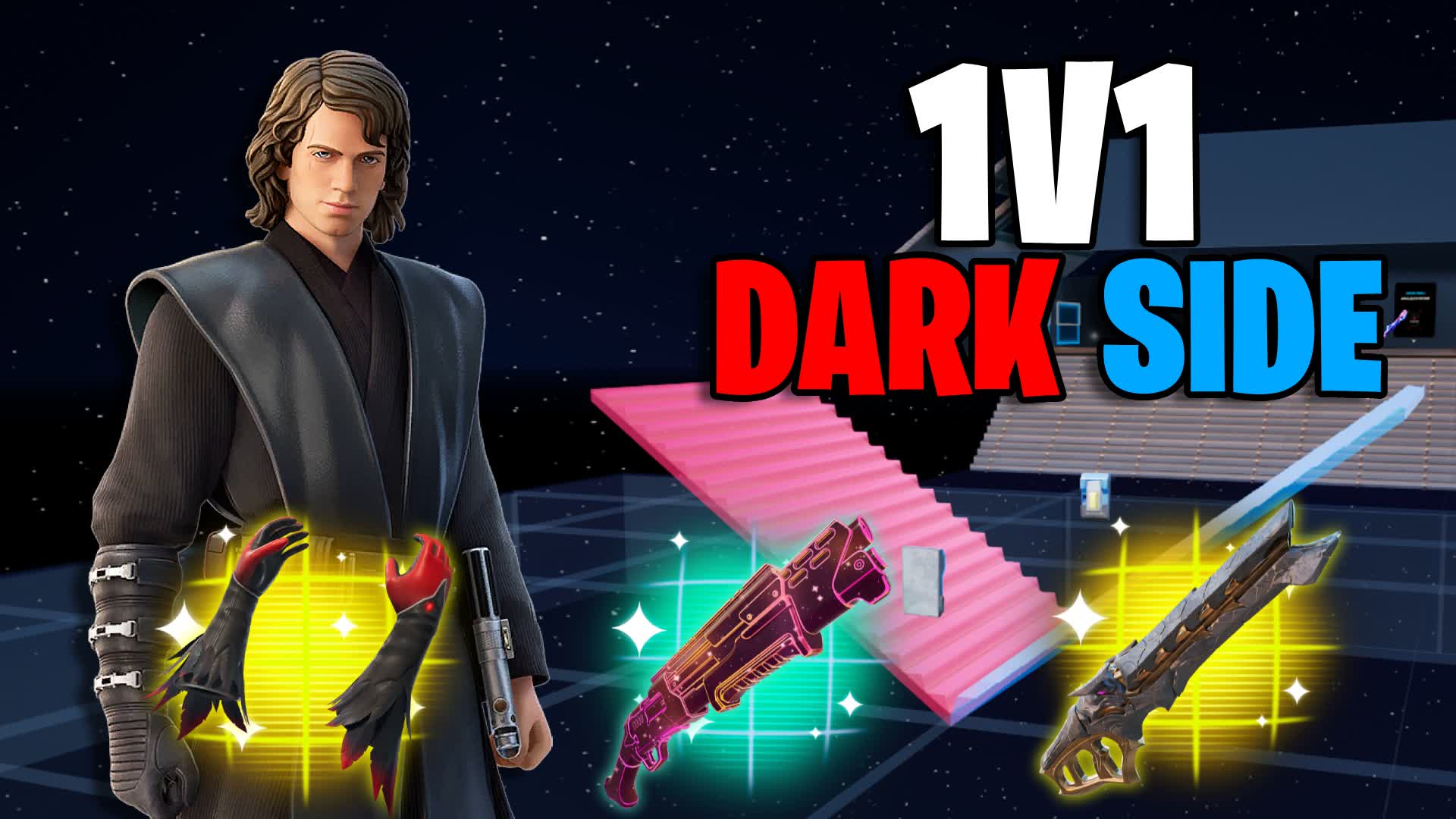 1V1 DARK SIDE 7241-7687-0999 by abdox - Fortnite Creative Map Code ...