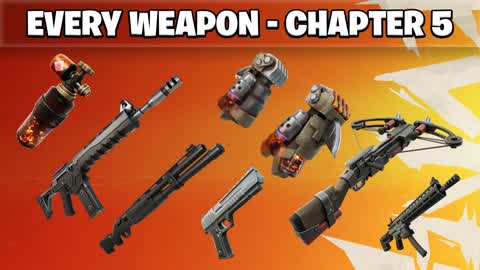 EVERY WEAPON - CHAPTER 5⭐ 9867-2706-8739 by 7w7 - Fortnite Creative Map ...
