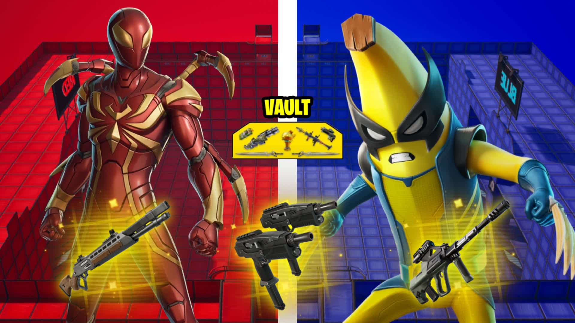 VILLAINS RED VS BLUE 🔴🔵 1699-1253-0415 by katsufv - Fortnite Creative ...