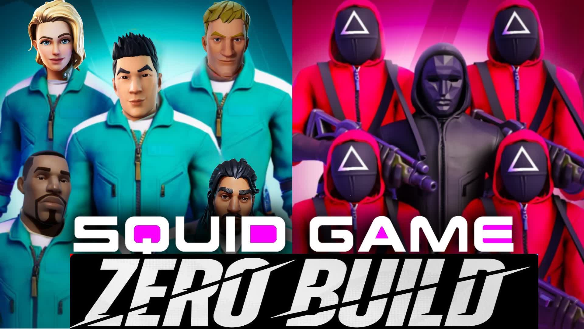 SQUID GAME CERO BUILD ROJO VS AZUL 1355-9880-0844 by blackhack20 - Fortnite