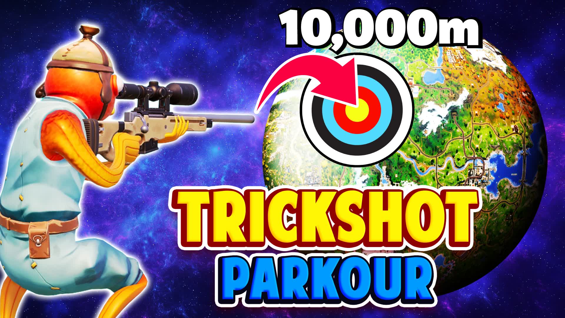 Easy Insane Trickshot Parkour🎯 7750-4938-8691 by comrad3s - Fortnite Creative Map Code - Fortnite.GG