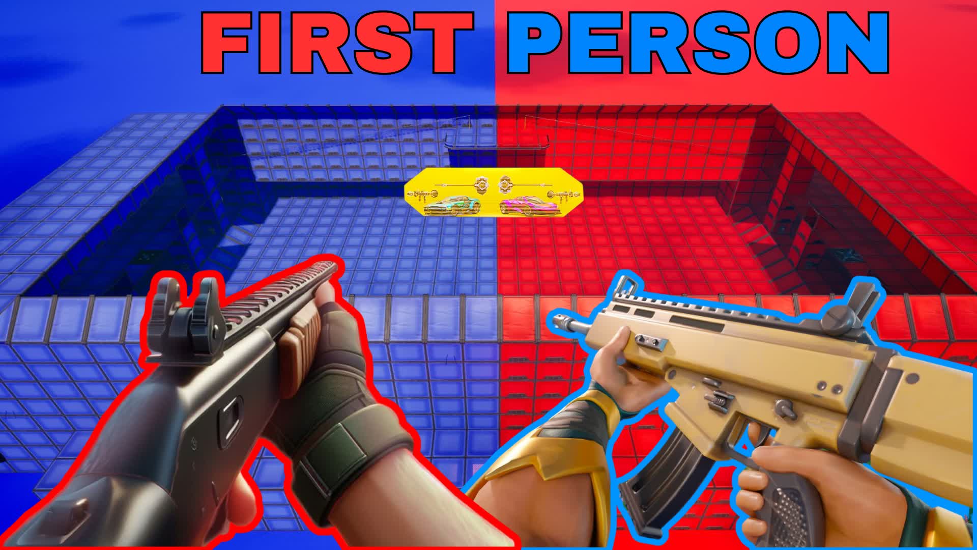 FIRST PERSON RED VS BLUE 🔴🔵 8475-2129-1691 by emad - Fortnite Creative ...