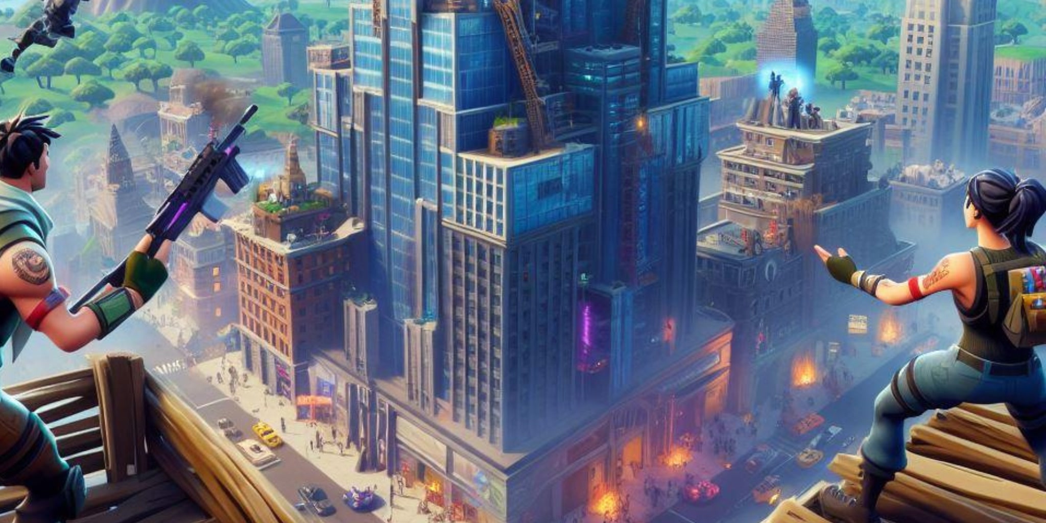 Rooftop Zonewars 5573-9841-5009 by insaneee - Fortnite Creative Map ...