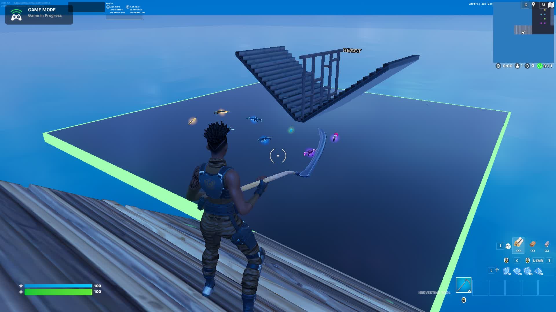 Zef's 0 Delay 1v1 Map! 7487-3125-6924 من ابتكار zefilho - Fortnite