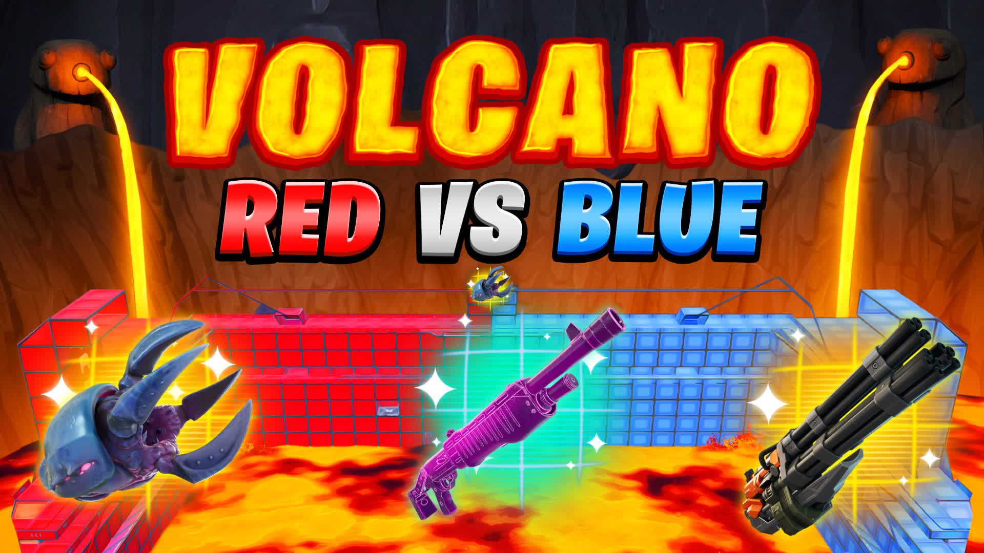 VOLCANO RED VS BLUE 4915-7686-1827 by xpglitch - Fortnite Creative Map ...