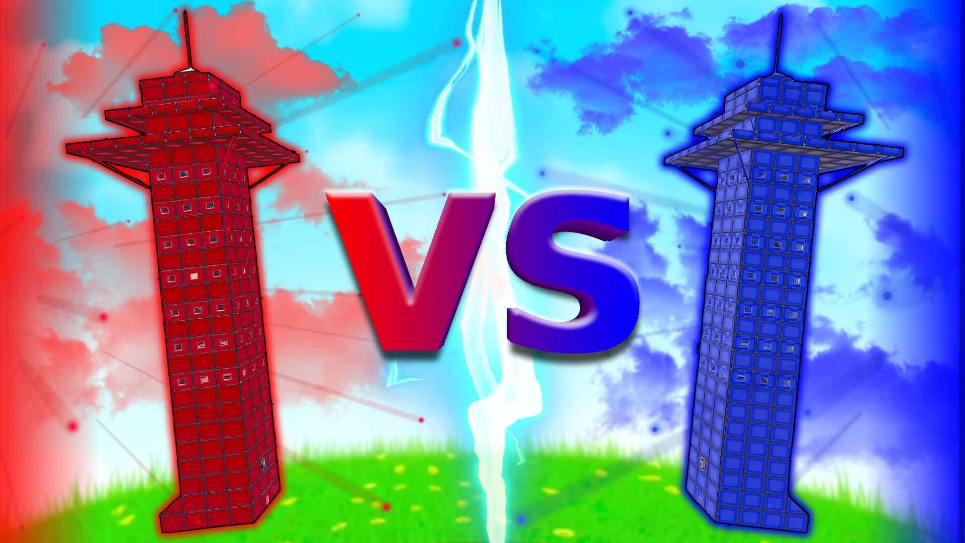 MEGA RED VS BLUE TOWERS 🔴🔵 7783-5612-4506 by dinosyvl333 - Fortnite ...