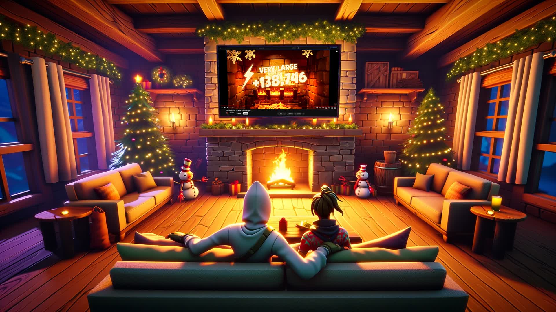 ️WINTERFEST CINEMA FIREPLACE 7175-5423-3440 by fouelmonsi - Fortnite ...