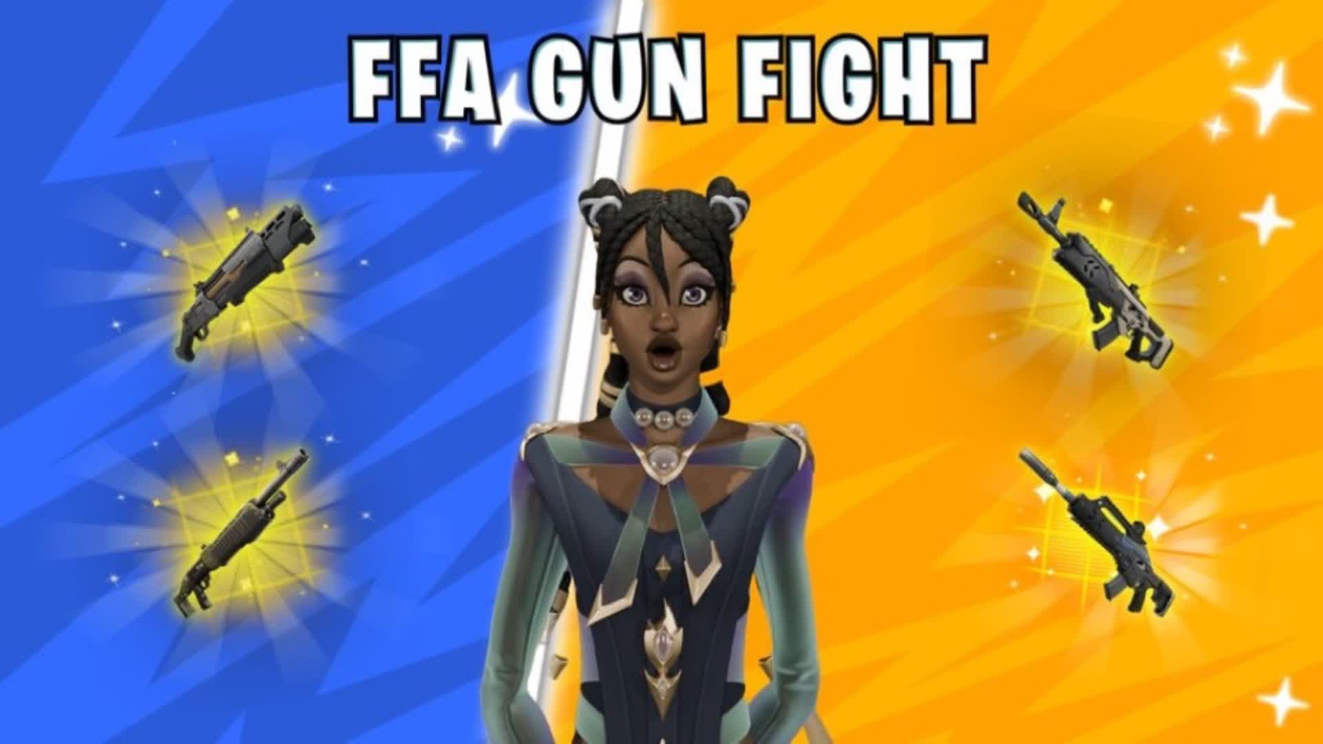 📦⭐ GUN FIGHT FFA⭐📦 2564-6456-3519 by arcanick - Fortnite Creative Map Code - Fortnite.GG