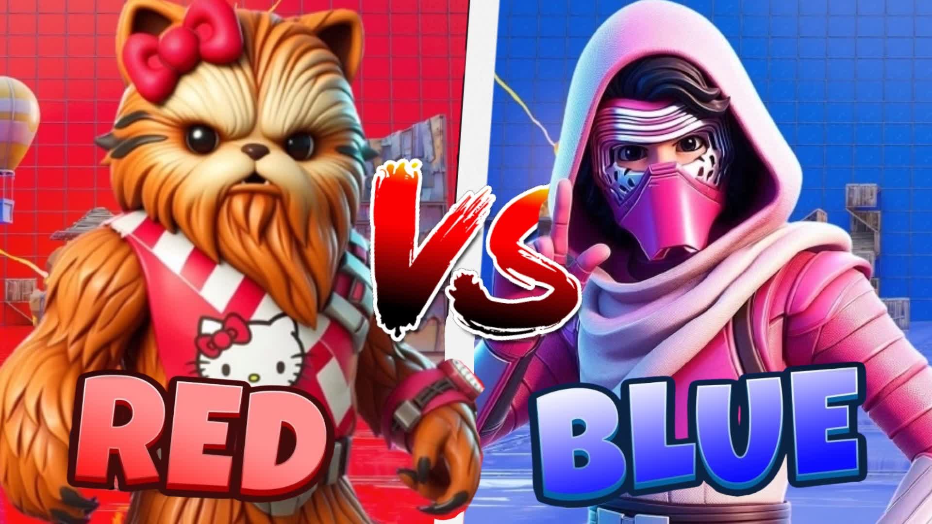 NYA RED VS BLUE チーム対チーム 🔴🔵 7908-8747-4813 by potteria - Fortnite ...