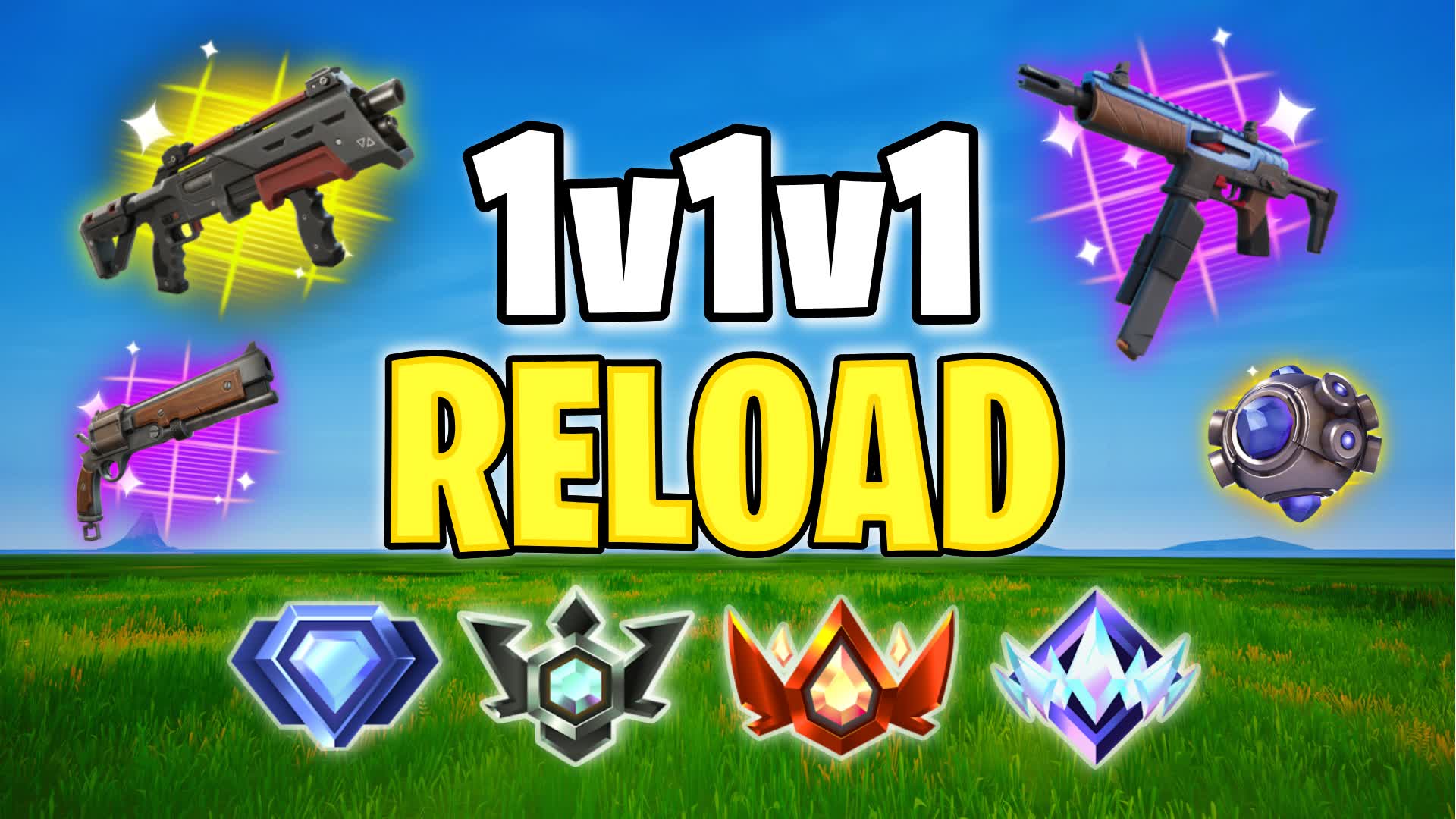 1v1v1 RELOAD REALISTICS PVP 1V2 2V1 HERO 0006-1123-2067 من ابتكار ramxily - Fortnite