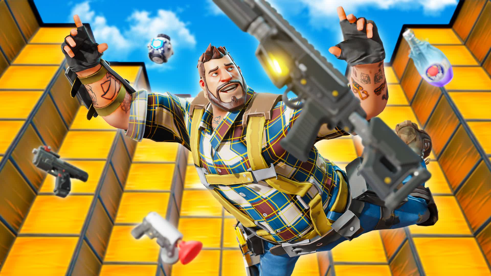 PIT - FREE FOR ALL +🤖 SKINS 0511-9566-8061 by 33gg - Fortnite Creative ...