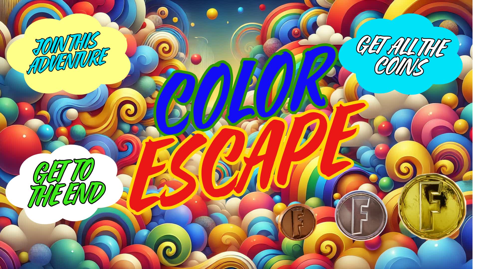 🌈COLOR ESCAPE ROOM🌈 5394-5070-1119 من ابتكار peva - Fortnite