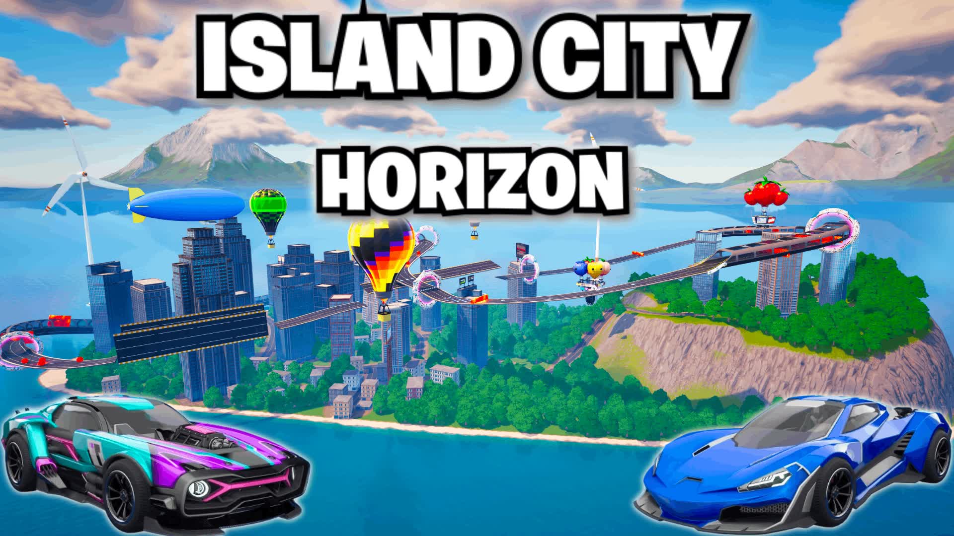 ISLAND CITY HORIZON 6011-1850-7963 by xyrex - Fortnite Creative Map Code - Fortnite.GG
