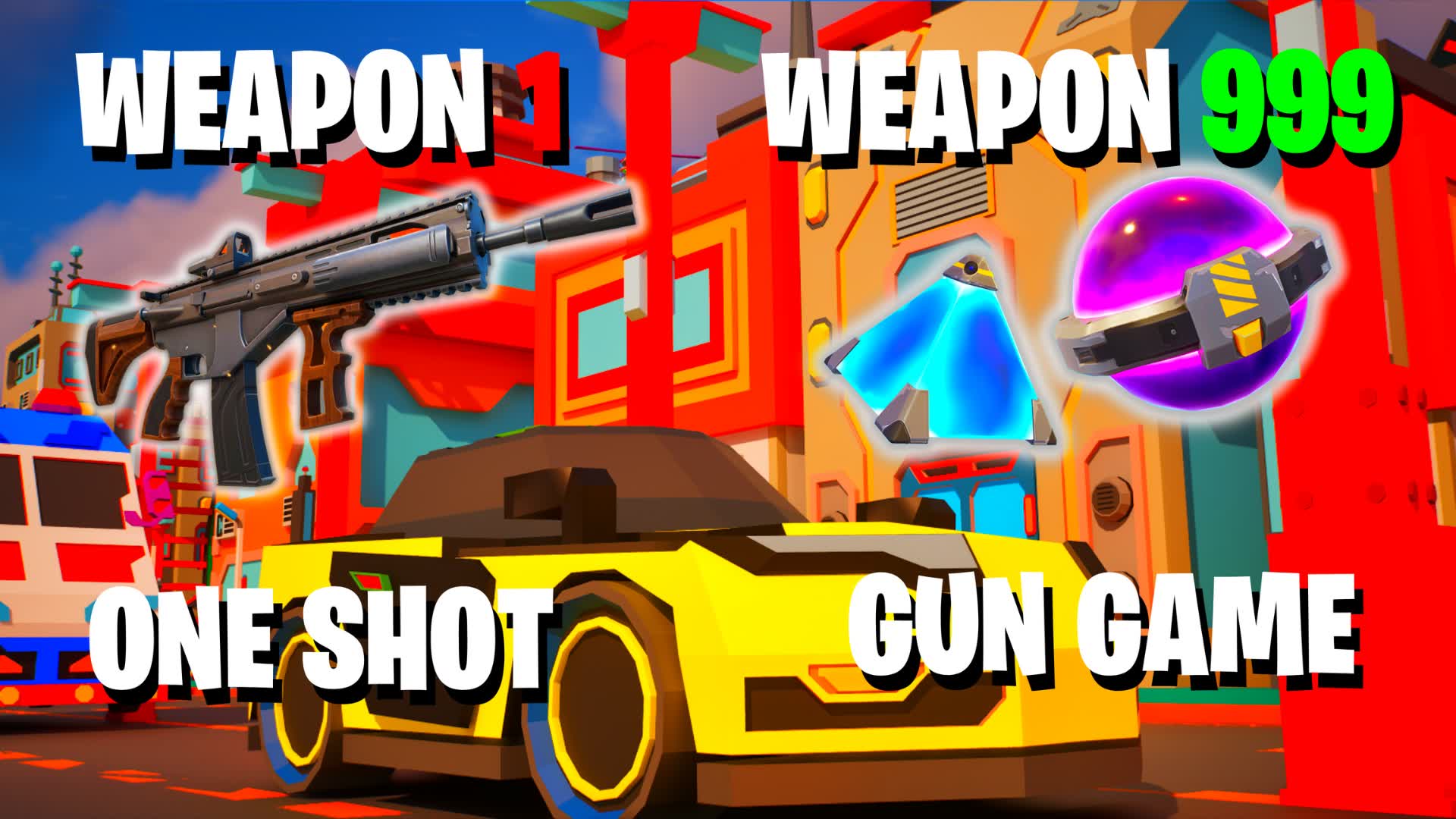 💥 ONE SHOT💥GUN GAME💥 3565-6664-3483 by ThirdMade - Fortnite.GG