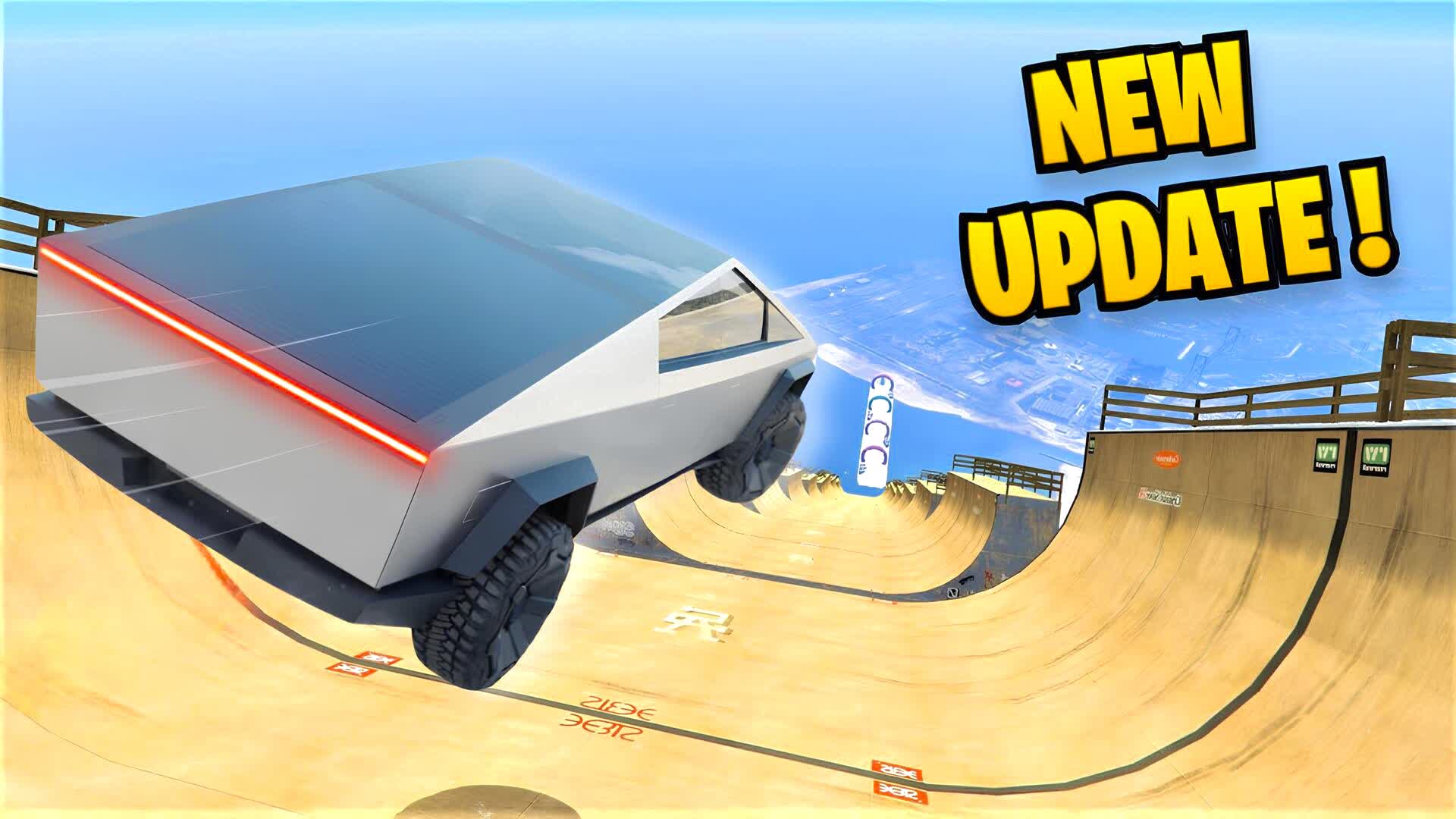 CYBERTRUCK MEGA RAMP 1962-6535-8845 by benjipala - Fortnite