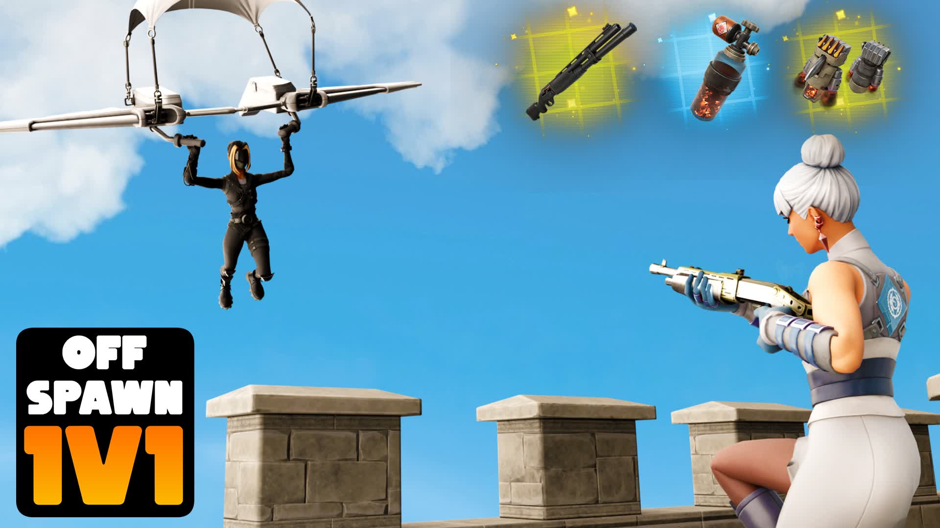 OFF SPAWN 1V1[EARLY GAME] 5822-2360-4869 by tendacrete - Fortnite Creative Map Code - Fortnite.GG