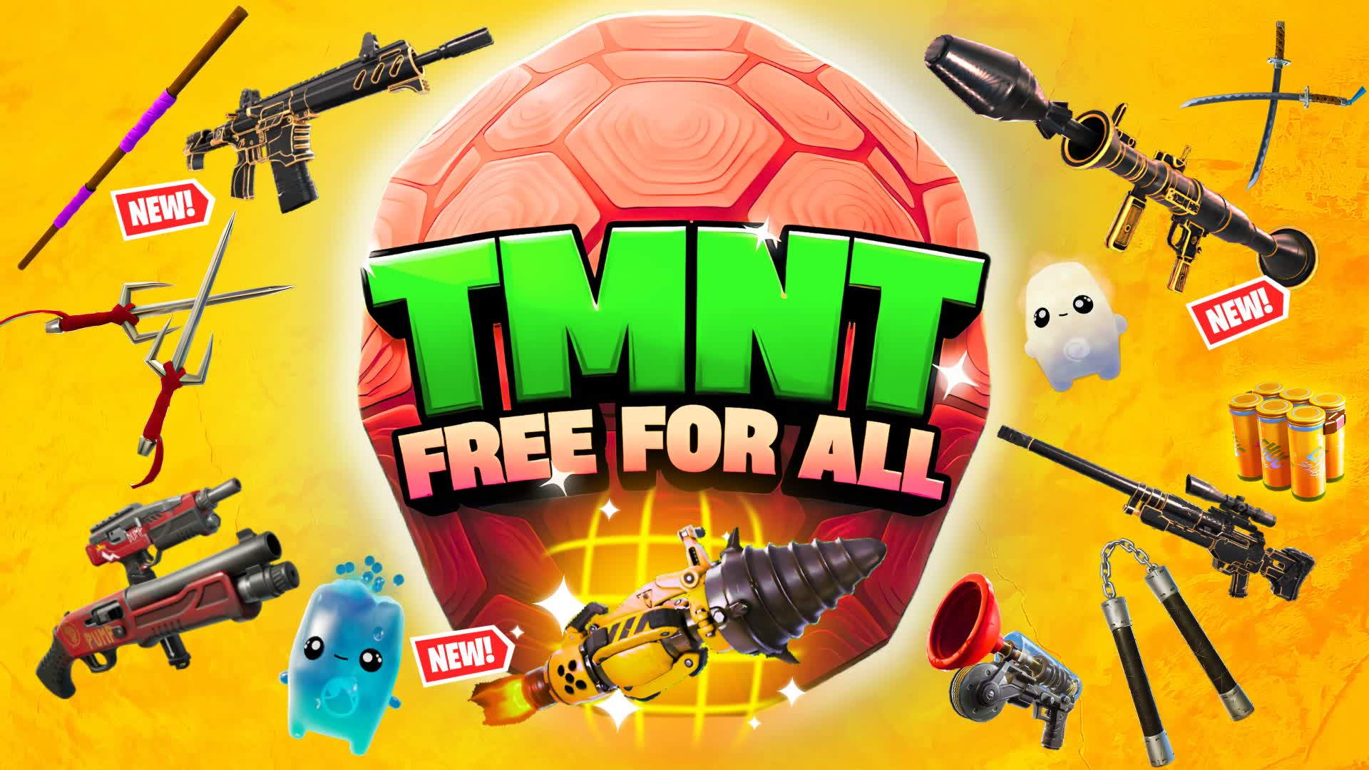 TMNT🐢ALL WEAPONS - FREE FOR ALL 8067-4001-4568 by cardhu - Fortnite ...