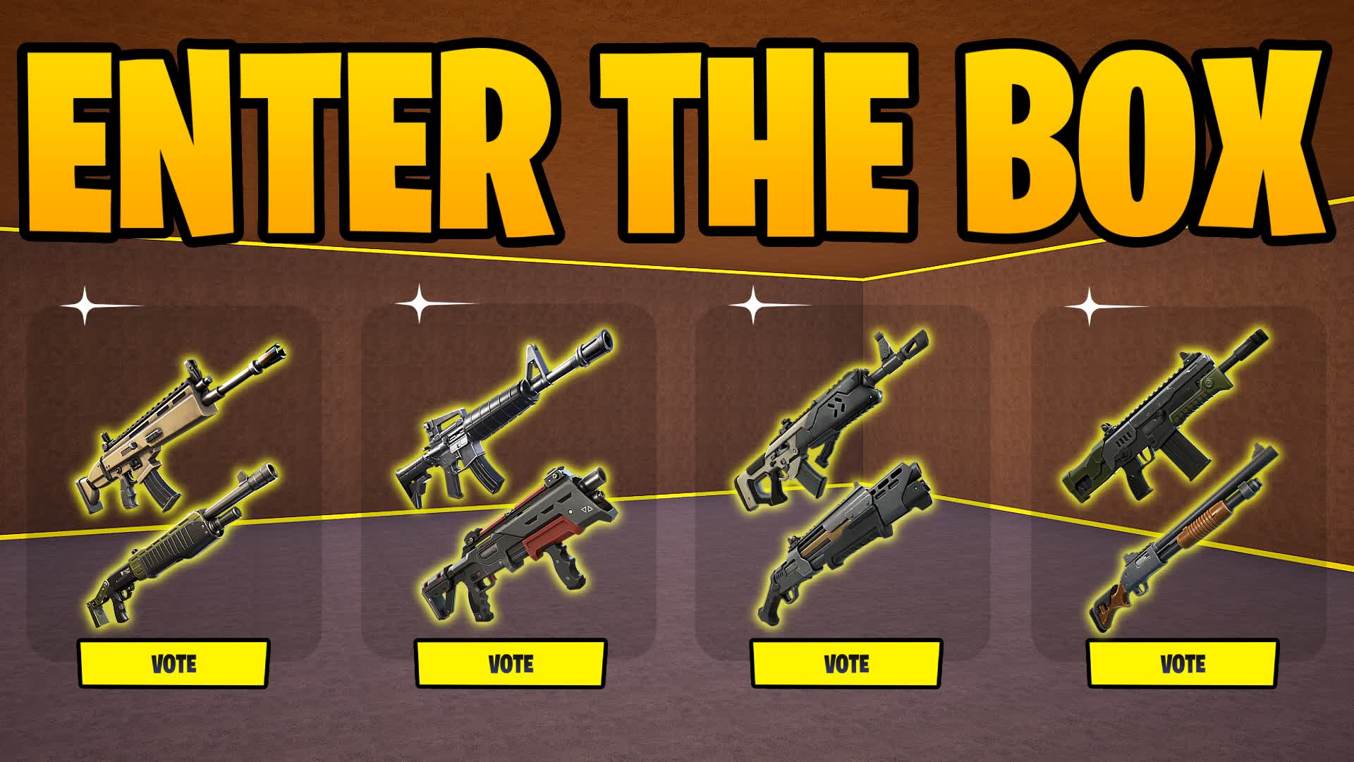 ENTER THE BOX 0783-4951-9076 by maikwan1 - Fortnite Creative Map Code - Fortnite.GG