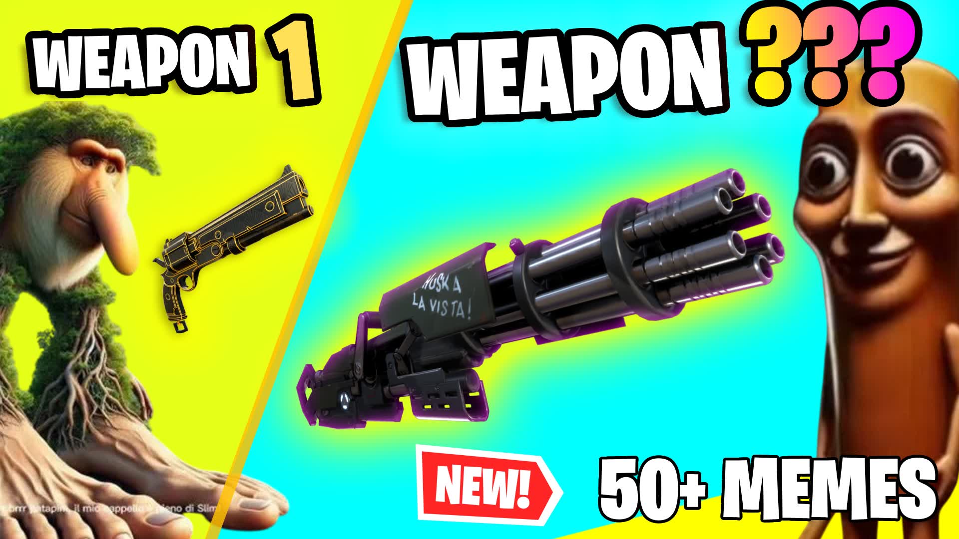 🧠 DUMB MEME GUN GAME 🔫 ONESHOT 🎯 5474-0364-5747 par alcystudio - Fortnite
