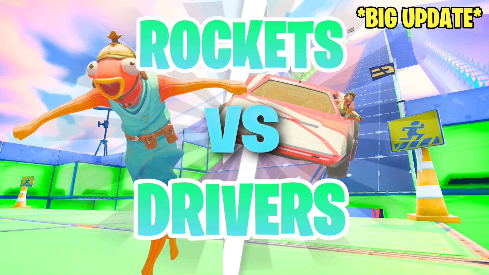 MEGARAMP!!🔫Rockets vs Drivers🚗 1007-2733-1526 by guli - Fortnite