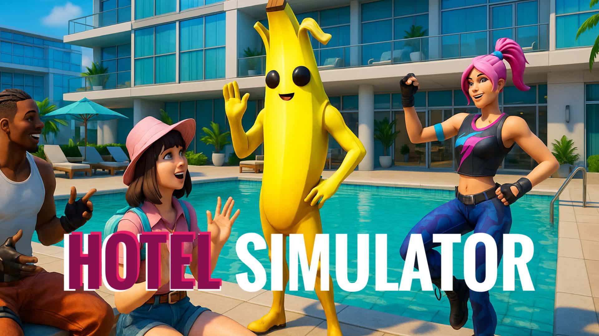 Hotel Simulator 🏨🌴 8276-3917-2630 من ابتكار tenygames - Fortnite