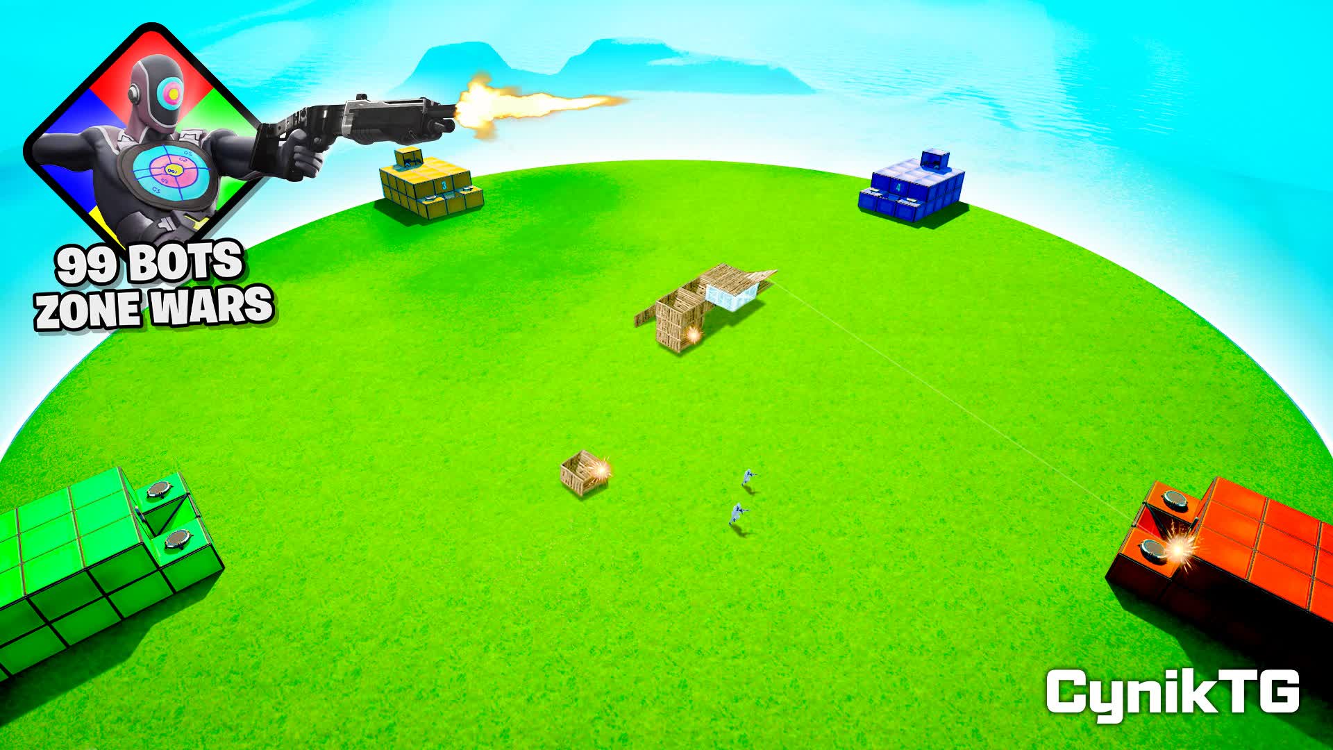 🤖 99 BOTS Zone Wars 🌀 3970-3000-2293 by cyniktg - Fortnite Creative Map ...
