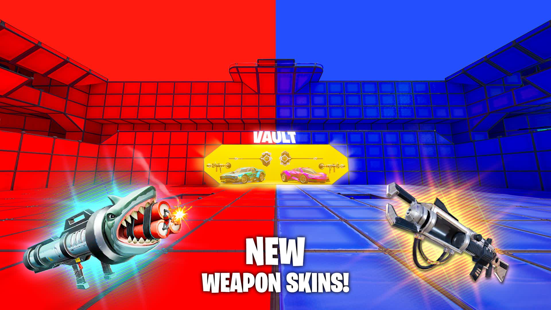 SHARK RED VS BLUE🔴🔵 7495-1039-0209 by shnako - Fortnite Creative Map ...