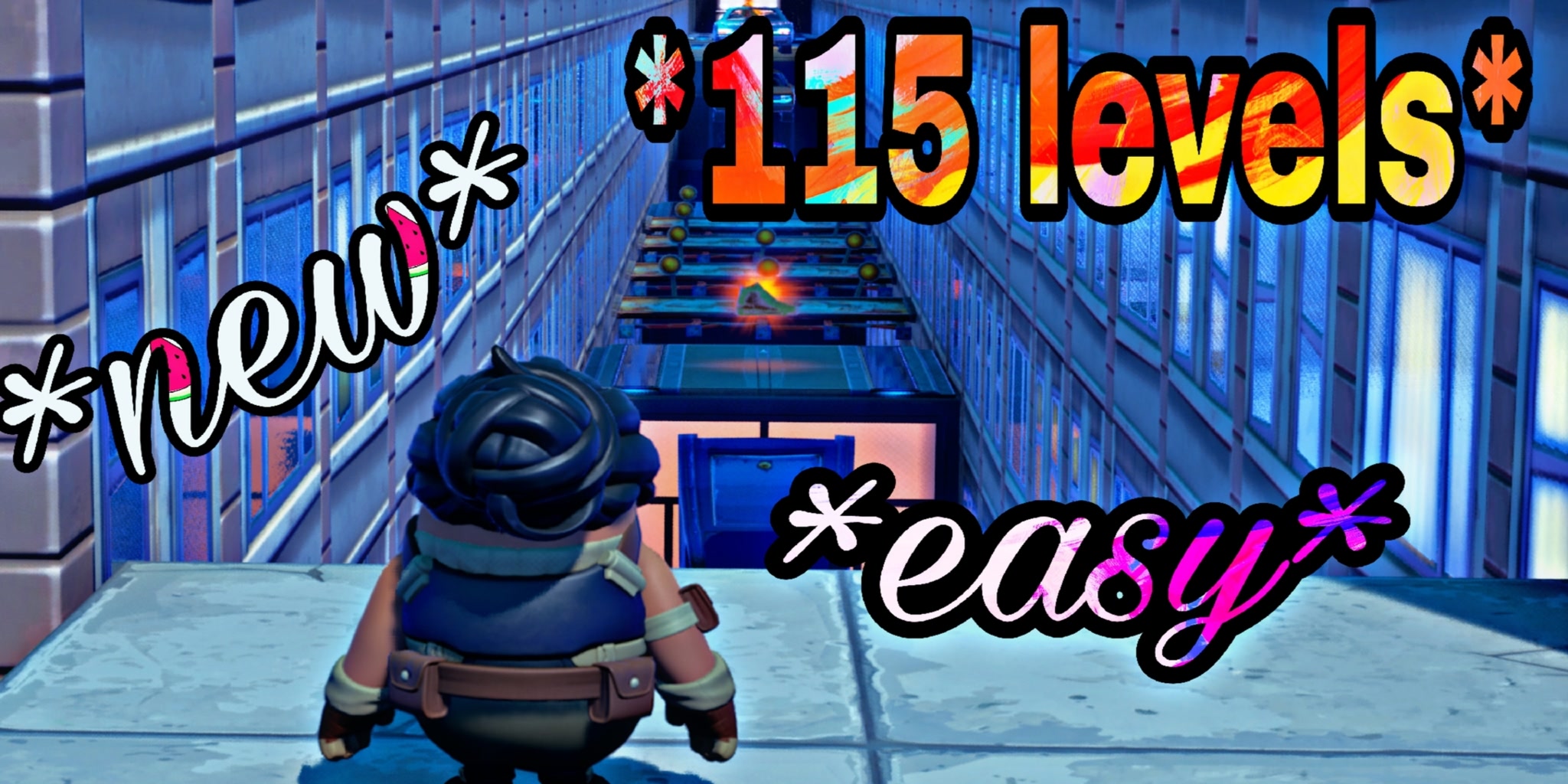 115 levels easy deathrun fall guys 8007-9670-3712 by miss_scorpionne - Fortnite Creative Map ...